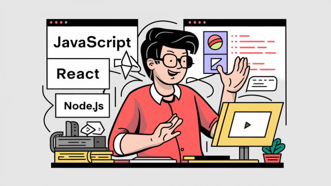 Teach Html Css Javascript Typescript React Nodejs Nextjs Aws By Alisarwar Fiverr