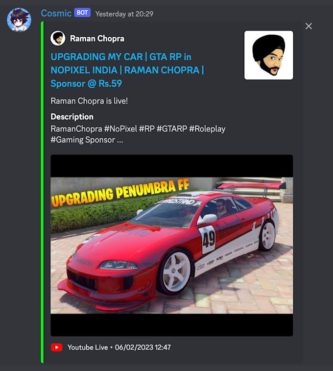 Create Custom Discord Bot By Anshtyagi0 Fiverr