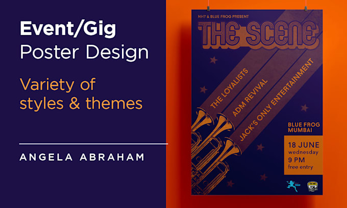 Design a premium event or gig poster by Hire_angela | Fiverr