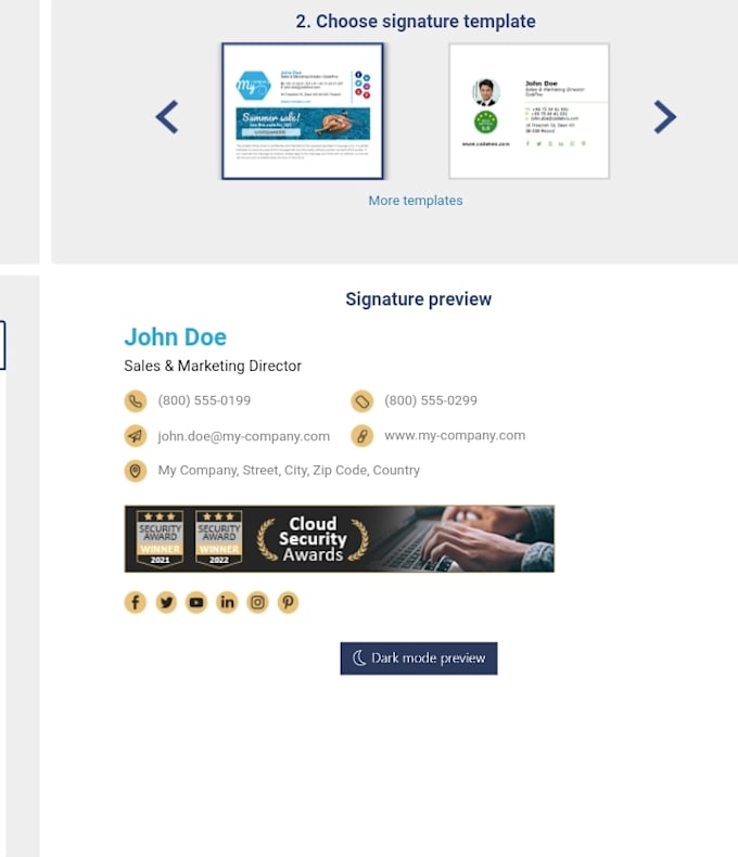 Make html or clickable modern and attractive email signature by ...