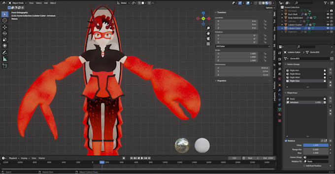 Make your 2d avatar into 3d for vrchat by Newdragon2005 | Fiverr