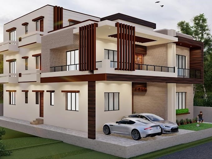 Make a 3d model and provide a photorealistic render by Arsabihaansari ...