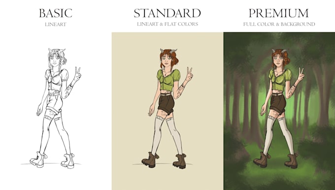 Draw your character or your favorite fan art by Celistrations | Fiverr