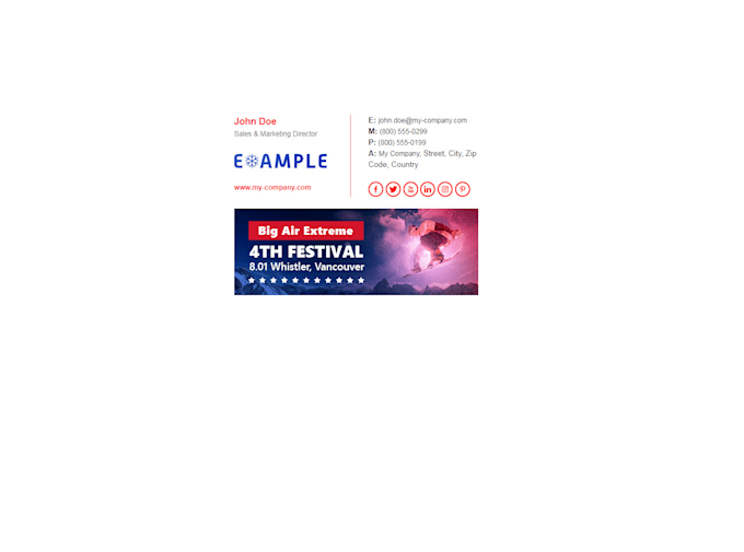 Design very attractive and clickable html email signature by Fasseraj ... Design very attractive and clickable html email signature by Fasseraj ...