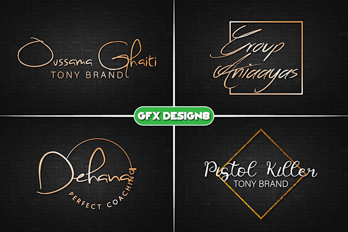 3 design professional hand drawn boho, scripted, cursive, signature ...