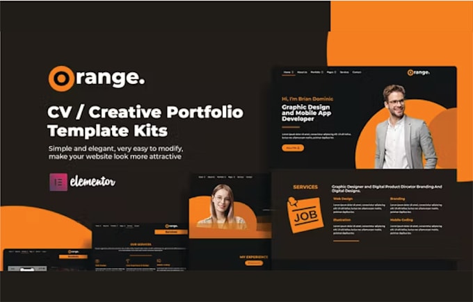 Create website design with html,css,javascript and bootstrap by ...