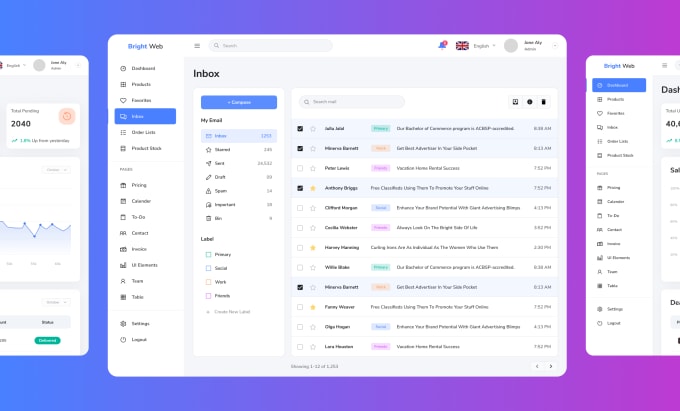 Design ui ux for dashboard, crm, admin panel uiux in figma by Kashan ... Design ui ux for dashboard, crm, admin panel uiux in figma by Kashan ...