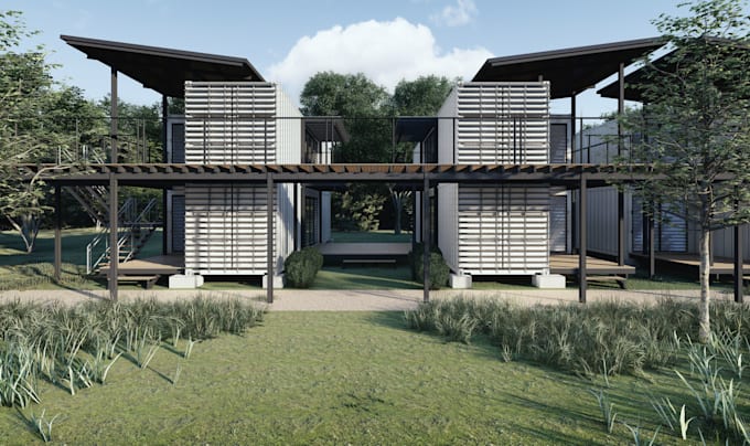 Design your perfect container van house by Dcmslopez | Fiverr