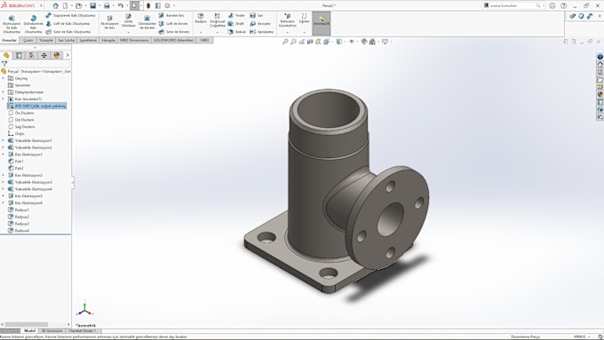 Do 3d mechanical drawings cad modeling in solidworks by Formingart | Fiverr