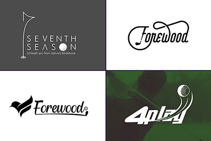 Make a good looking golf club logo design with vector file by Mary_hahn ...