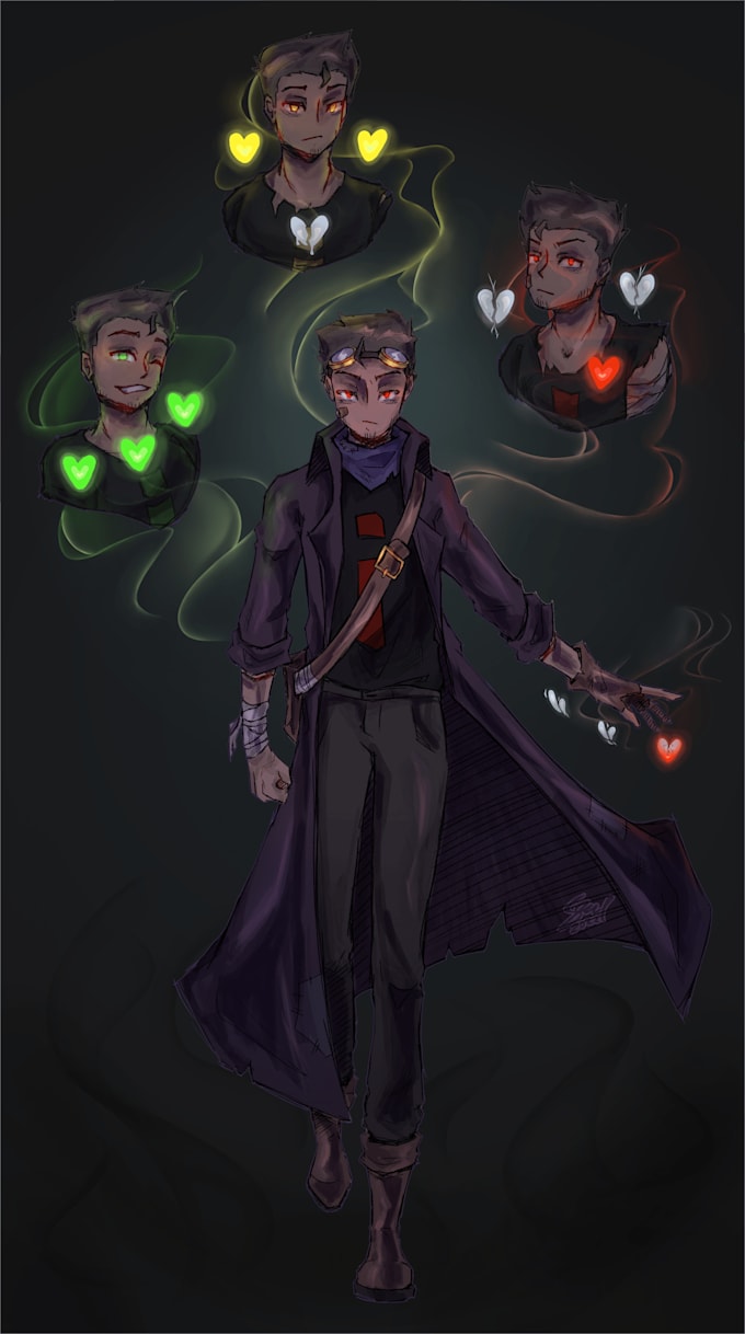 Make your character into an illustration by Soul_keeper | Fiverr
