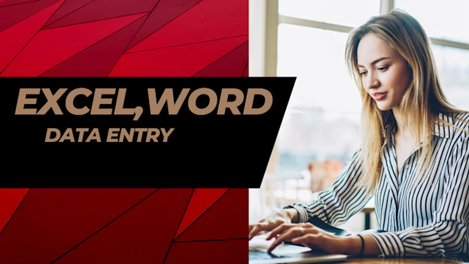 Do data entry excel, word, database editing by Sitaralogo121 | Fiverr