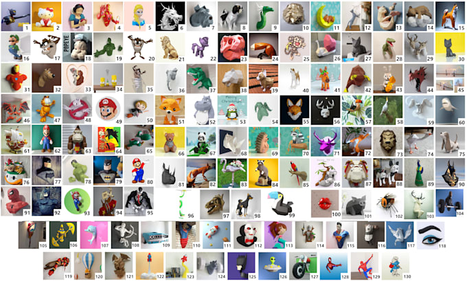 Offer you 150 best papercraft models by Digital_indent | Fiverr