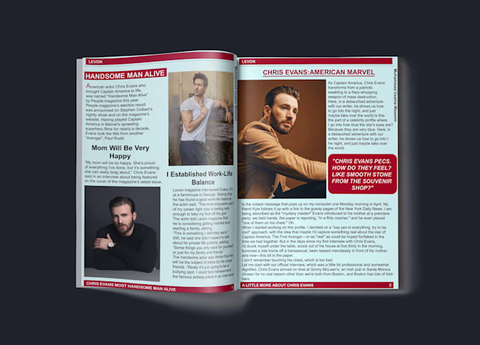 Design creative fashion magazine layout design services by Usana316 ...