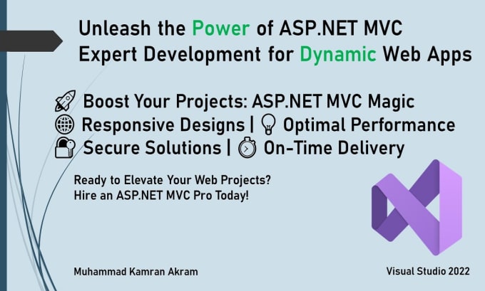 Develop asp dot net mvc web applications by Chkamranakram | Fiverr Develop asp dot net mvc web applications by Chkamranakram | Fiverr