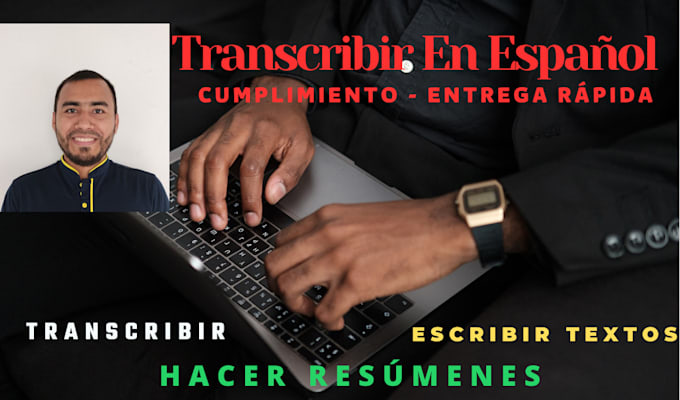 Escribir, transcribir o redactar por usted by Khod23 | Fiverr