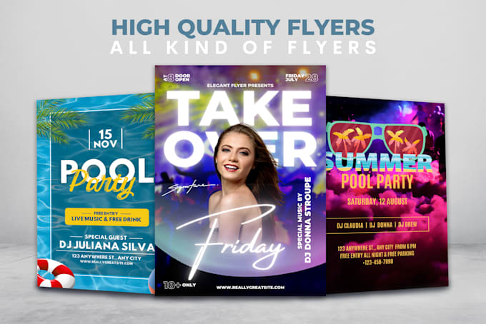Design a flyer, poster, brochure, leaflet, within 6 hours by Design_chrome | Fiverr