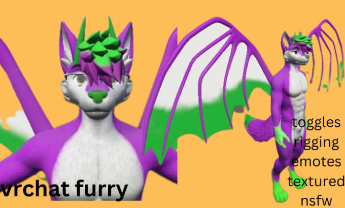 Design A Detailed Vrchat Furry Nsfw Avatar World In Highest Quality By Clausavatar Fiverr