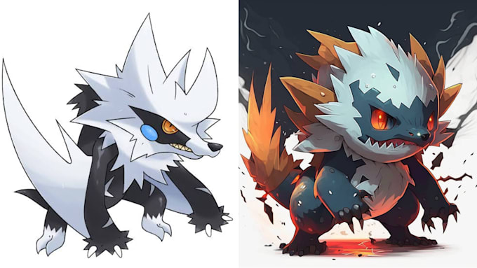 Make your fakemon into concept art in my style by Gourav_rajput | Fiverr