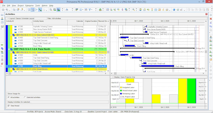 Prepare project schedules using oracle primavera p6 by Rizwanjamali22 ...