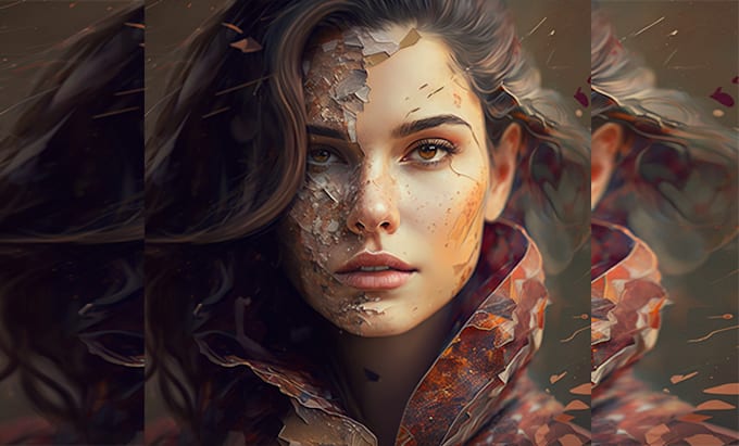 Create art character design, generated with mid journey by Zubariaashiq786 | Fiverr