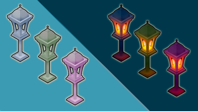 Create isometric props for games by Dalkiaart | Fiverr