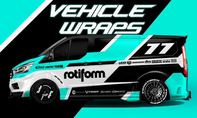 Design a creative van wrap, and any vehicle wrap design by ...