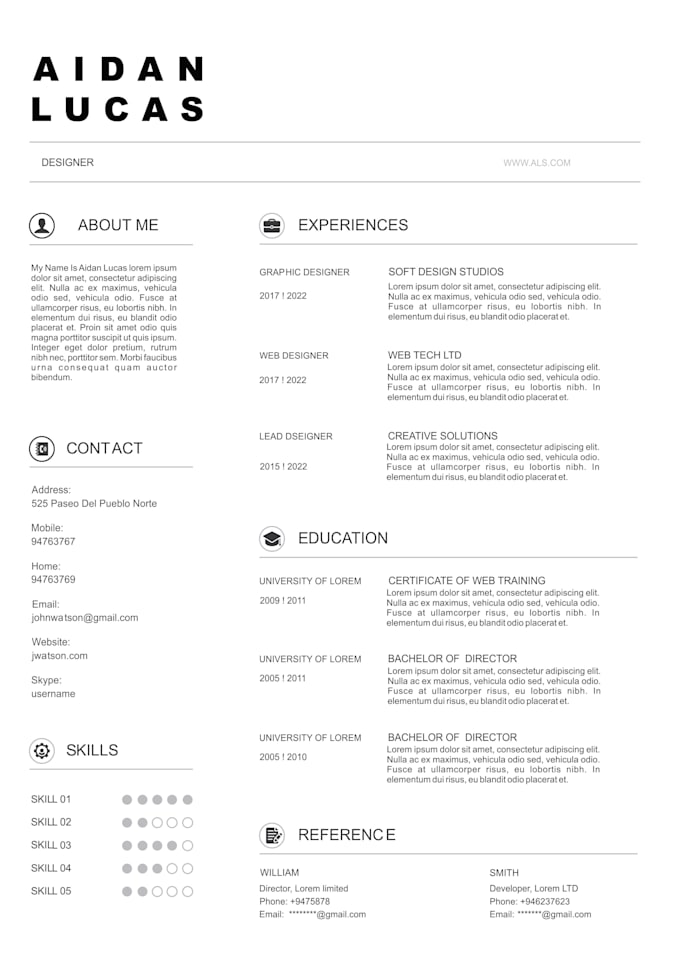 Do professional cv resume creating, editing and optimization by Shanaj ...