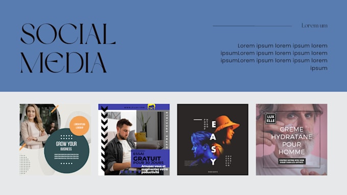 Design perfect social media posts by Radia_hdj | Fiverr