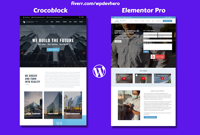 Build dynamic wordpress website by crocoblock, elementor, jet engine by ...