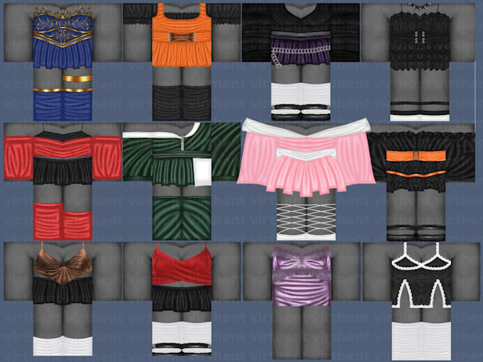 Design high quality detailed roblox clothes for you by Virthent | Fiverr