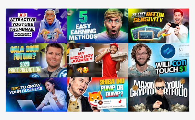 Design amazing catchy clickbait youtube thumbnail design by Jugnoooo ...