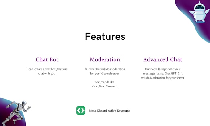 Create a custom discord bot by Gughanbabu | Fiverr