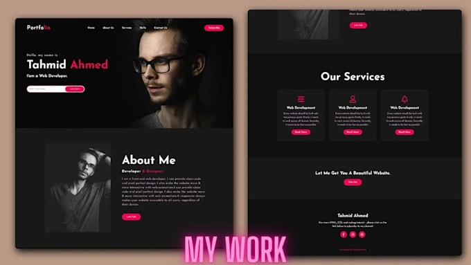 Be your front end webdeveloper using html, css and more by ...