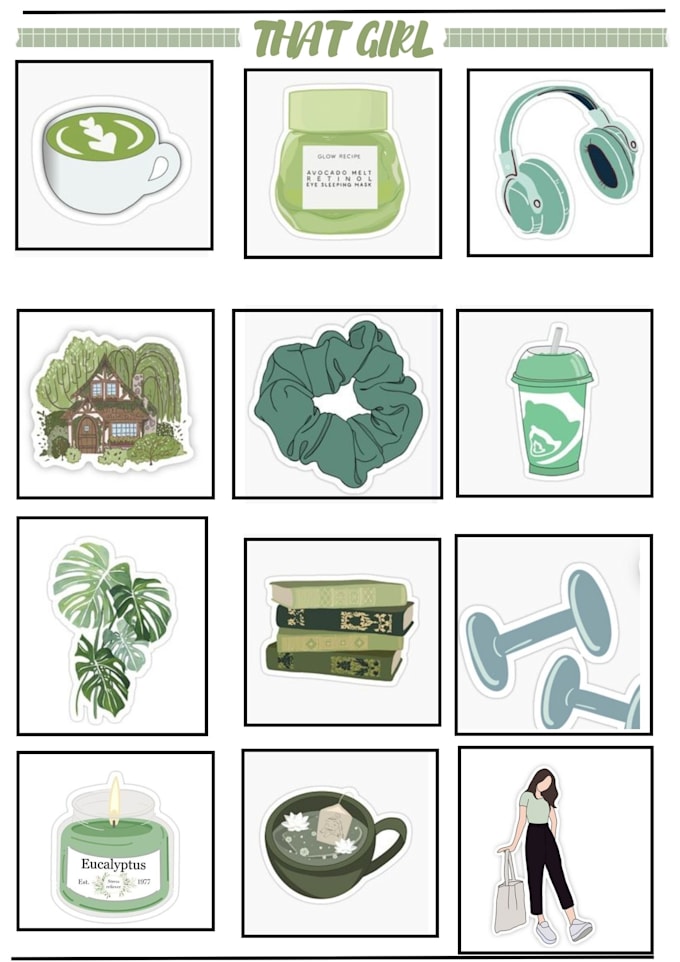 Design sticker sheets, banners, ads to you by Zarajade505 | Fiverr