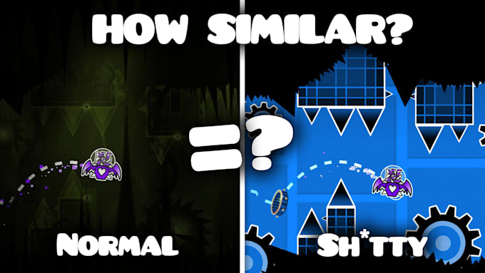 Create three custom geometry dash youtube thumbnails by Alimicious | Fiverr