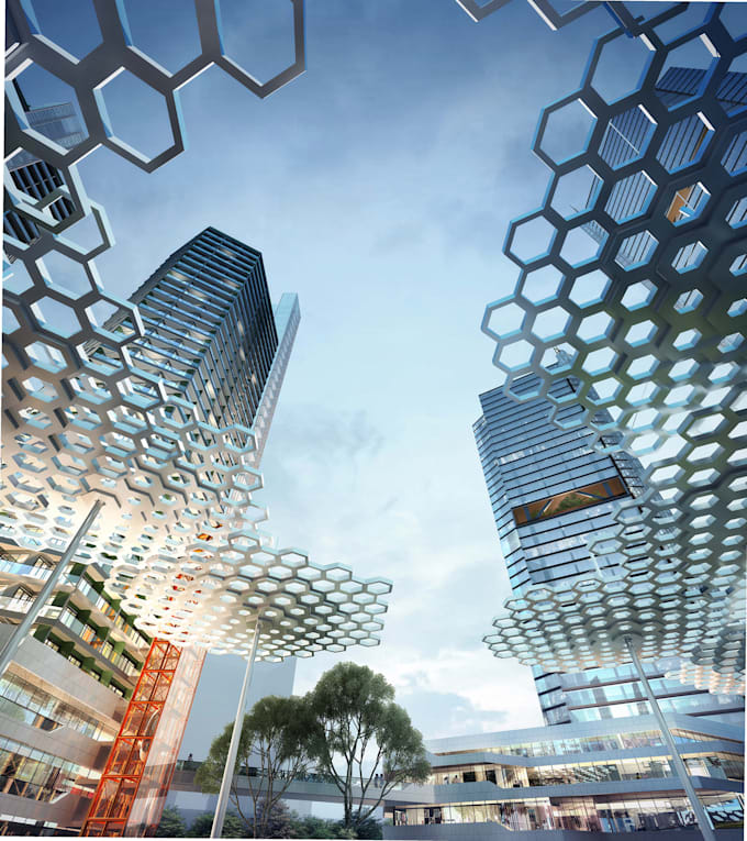 Provide a commercial project rendering by Domeavisualizer | Fiverr