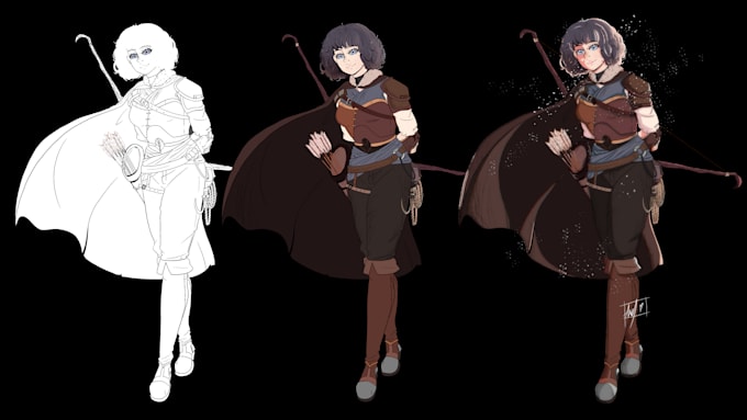 Illustrate your dnd characters or unique drawings for you by Pastripink ...