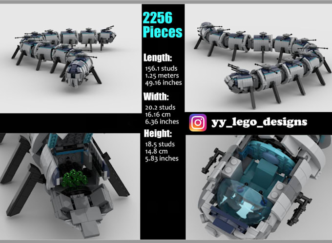 Design custom lego instructions by Yy_lego | Fiverr