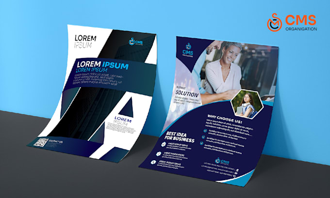 Design your business awesome print ready flyer by Cmsalahuddin | Fiverr