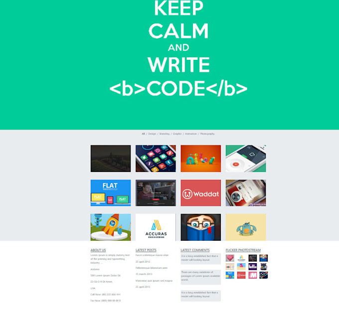 Be your frontend developer html css bootstrap by Technicalskill7 | Fiverr Be your frontend developer html css bootstrap by Technicalskill7 | Fiverr