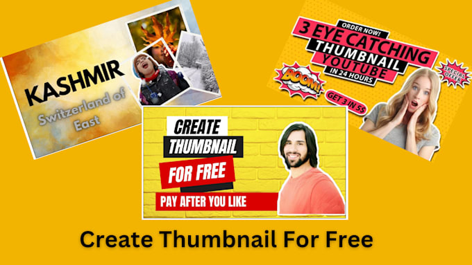 Make free thumbnails for you by Lone_john1 | Fiverr