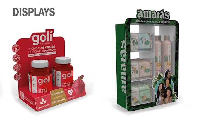 Do product display posm items 3d retail display by Joseph3dg | Fiverr
