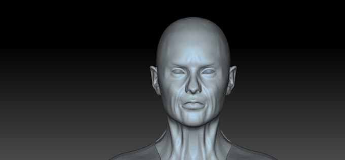 Realistic semi realistic stylized character without textures by ...