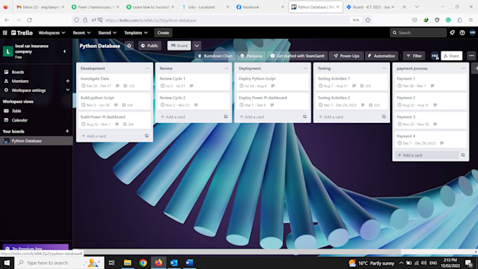 Create a trello workspace for your project by Hanimoussa | Fiverr