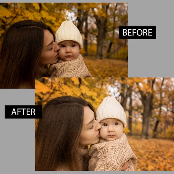 Retouch family portraits with baby or newborn by Alenachyzh | Fiverr