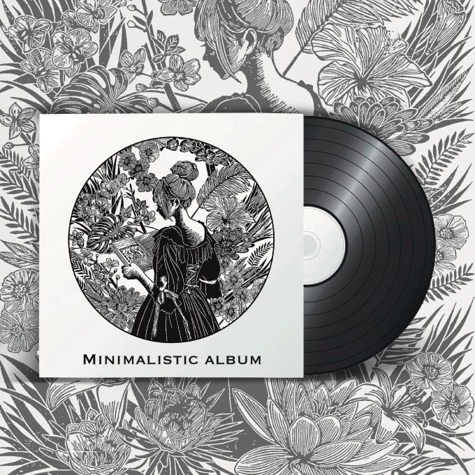 Design a minimalist album cover and single art by Feriynn | Fiverr