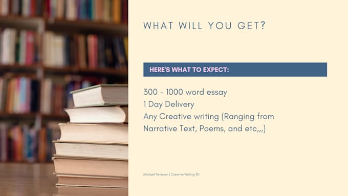 Write any creative text for you by Englishwriter10 | Fiverr