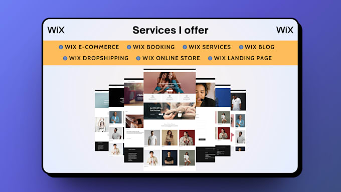 Design or redesign wix website, responsive wix ecommerce website design ...