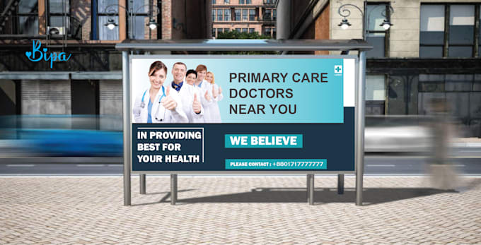 Do real state medical healthcare billboard and signage design for you ...